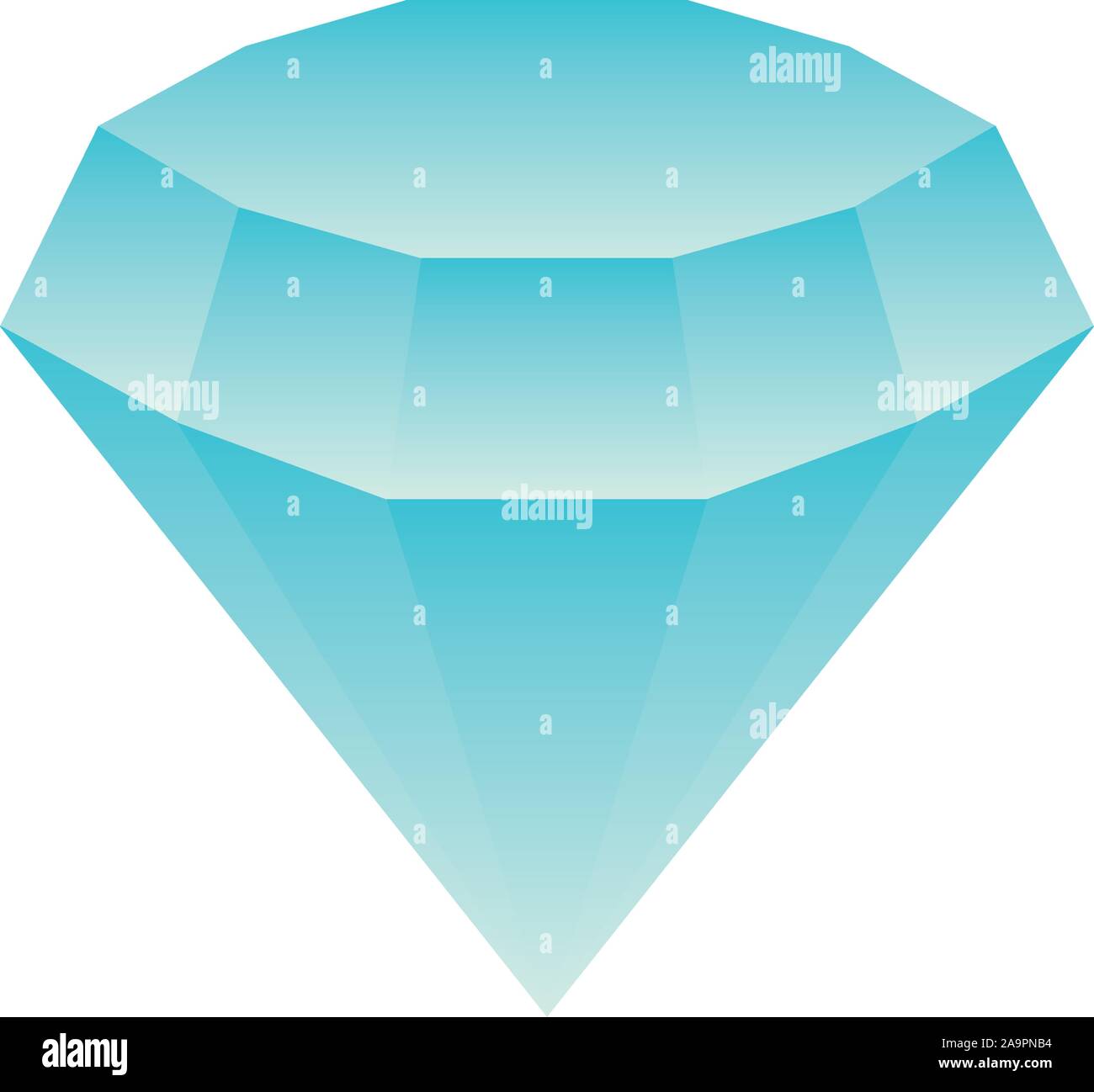 jewelry diamond fantasy gradient style vector illustration Stock Vector ...