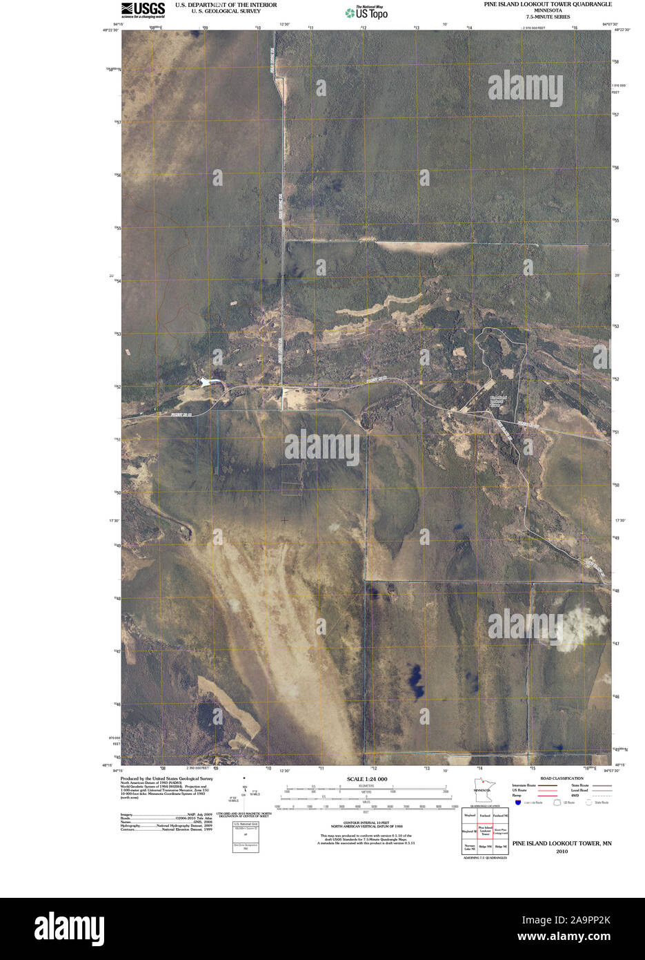 Map of tower minnesota hi-res stock photography and images - Alamy