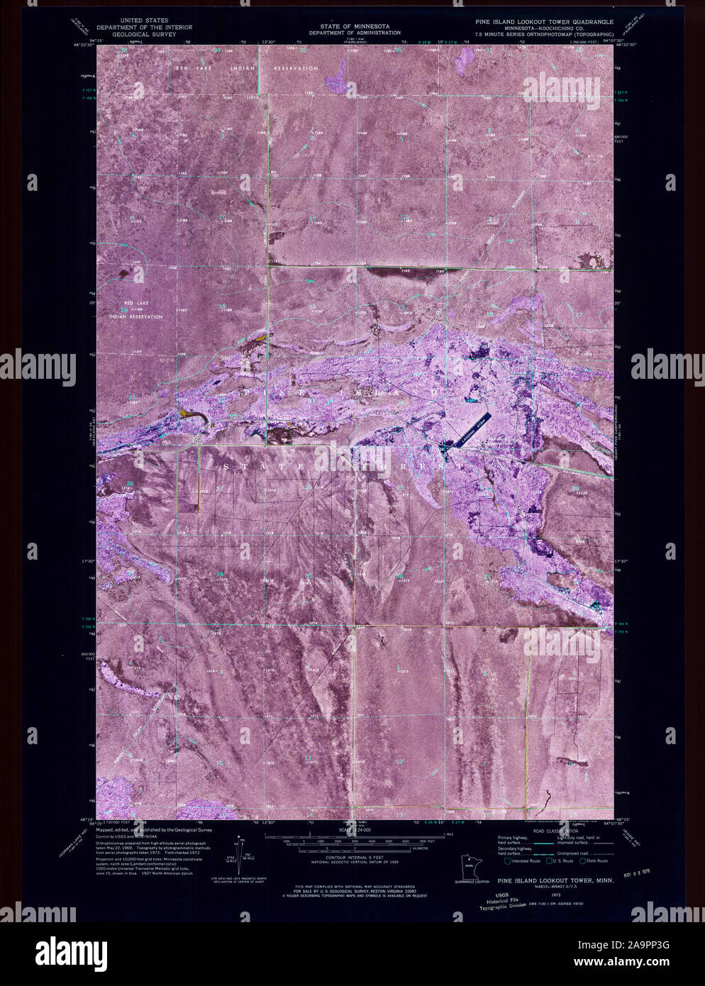 Map of tower minnesota hi-res stock photography and images - Alamy