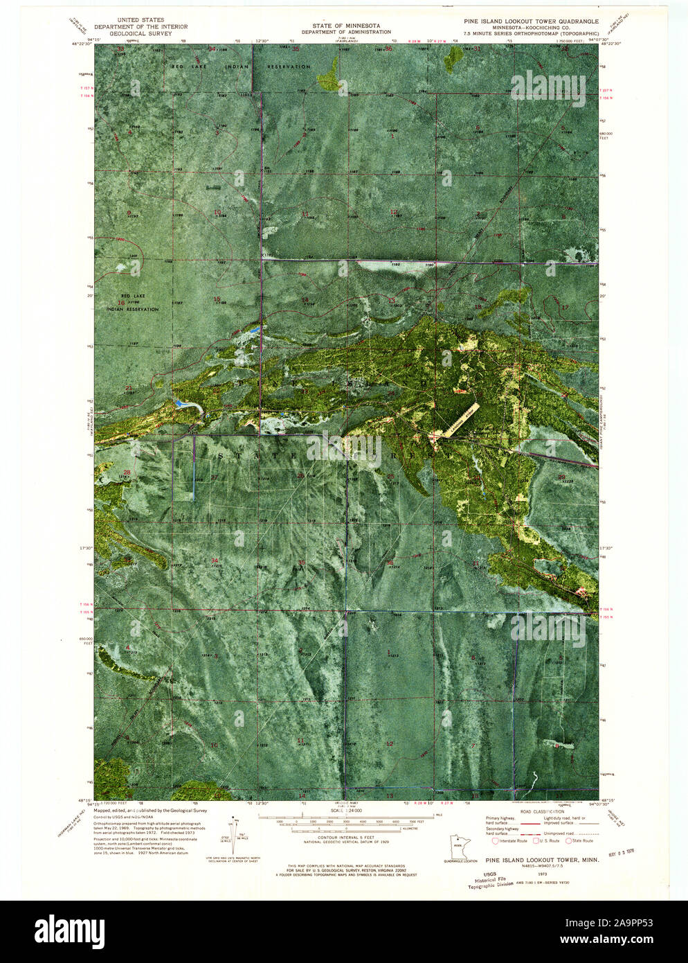 Map of tower minnesota hi-res stock photography and images - Alamy