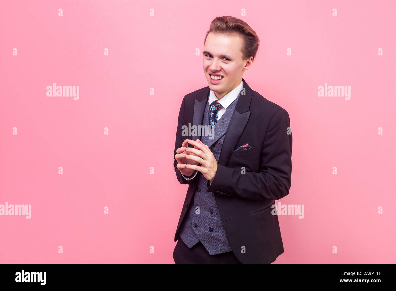 Sneaky smile hi-res stock photography and images - Alamy