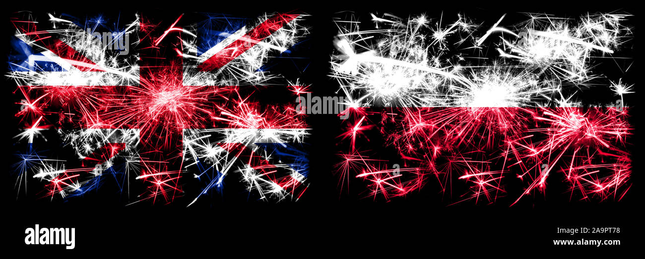 Great Britain, United Kingdom vs Poland, Polish New Year celebration ...