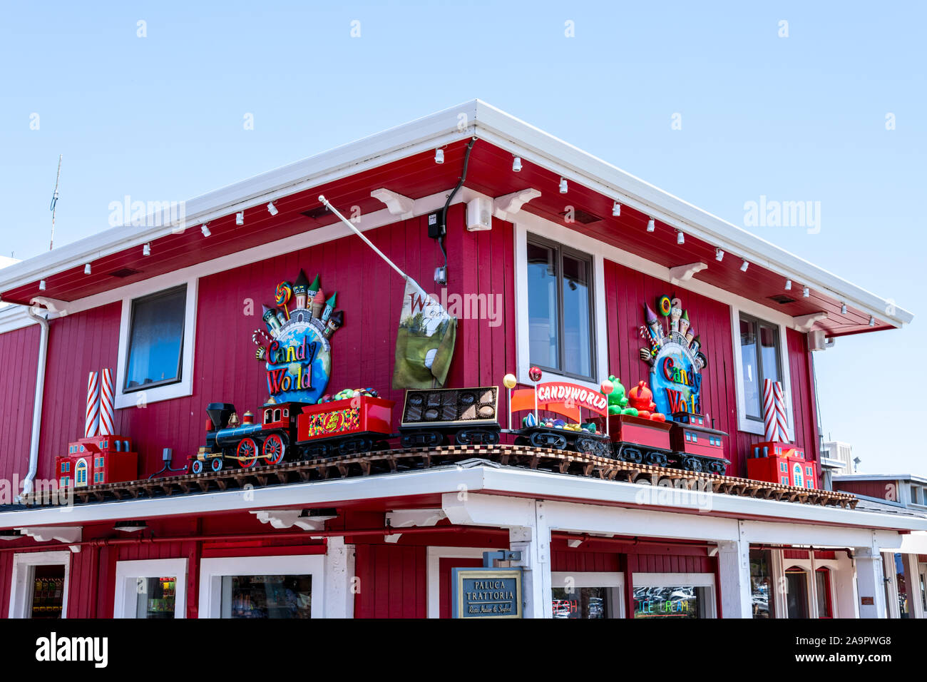 Monterey Fisherman's Wharf, Candy World Stock Photo - Alamy