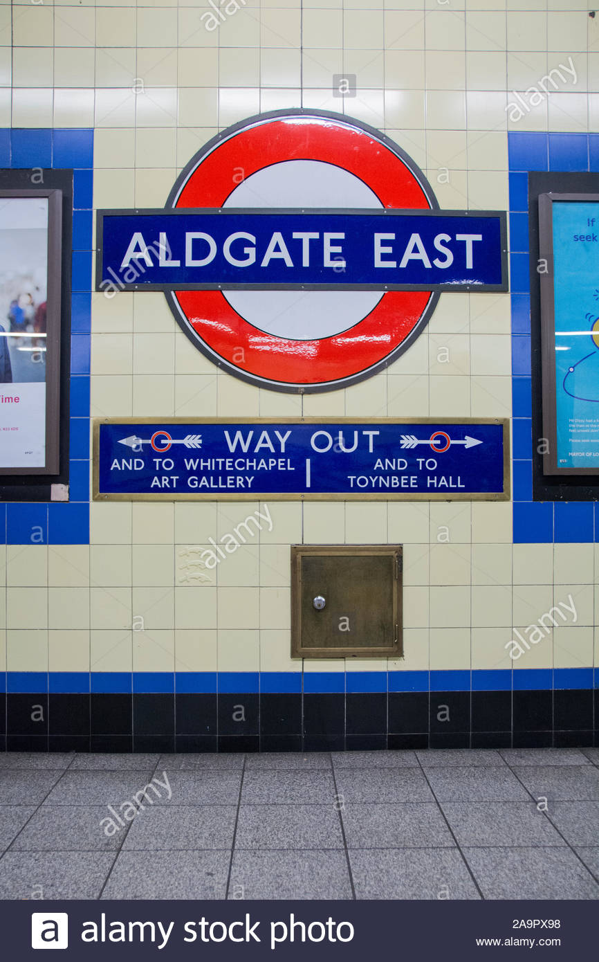 Aldgate East Station Stock Photos & Aldgate East Station Stock Images ...