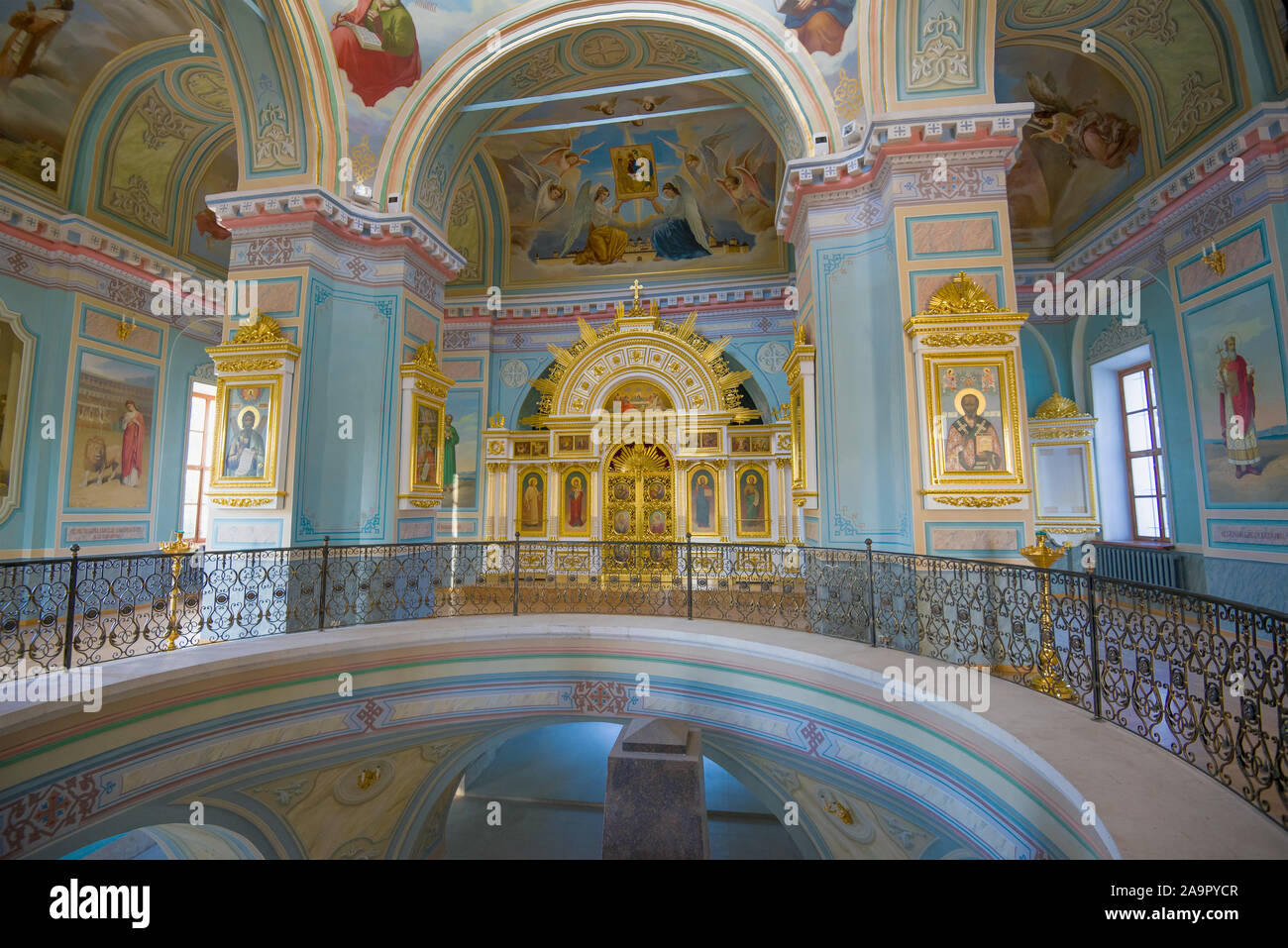 Interior of the Trinity Church in the Staritsky Holy Assumption ...