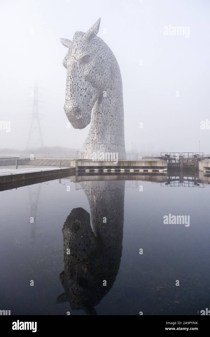 Kelpies mythical water horses hi-res stock photography and images - Alamy
