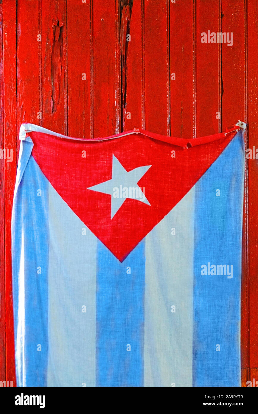 cuban flag , cuba Stock Photo - Alamy
