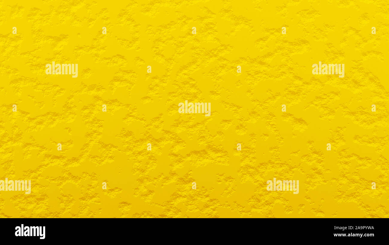 Texture of the wall with the texture of the plaster yellow. 3d ...