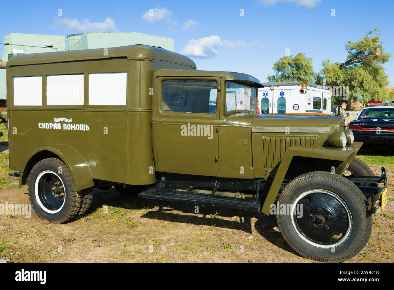 Old gaz russian truck hi-res stock photography and images - Alamy