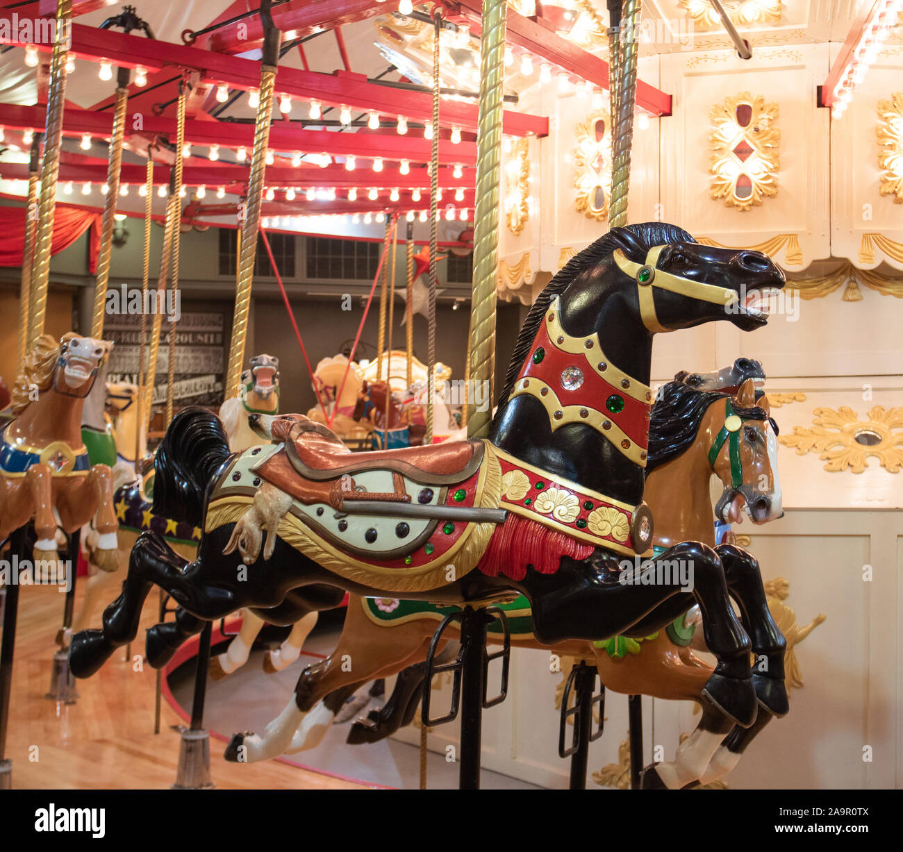 Historic carousel from early 20th century gifts fun and joy to modern ...