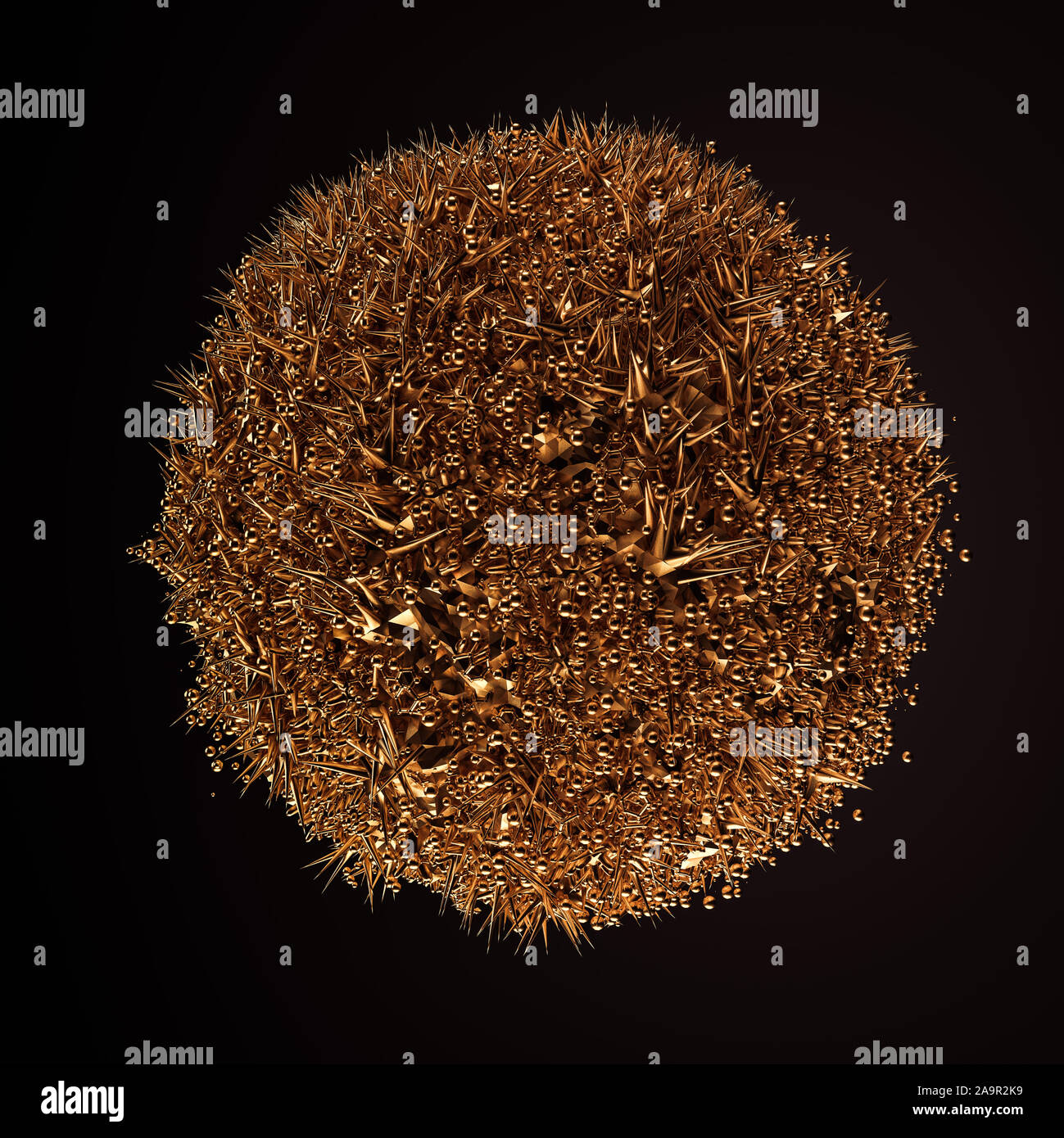 Abstract balloon particle. 3d rendering 3d illustration Stock Photo - Alamy