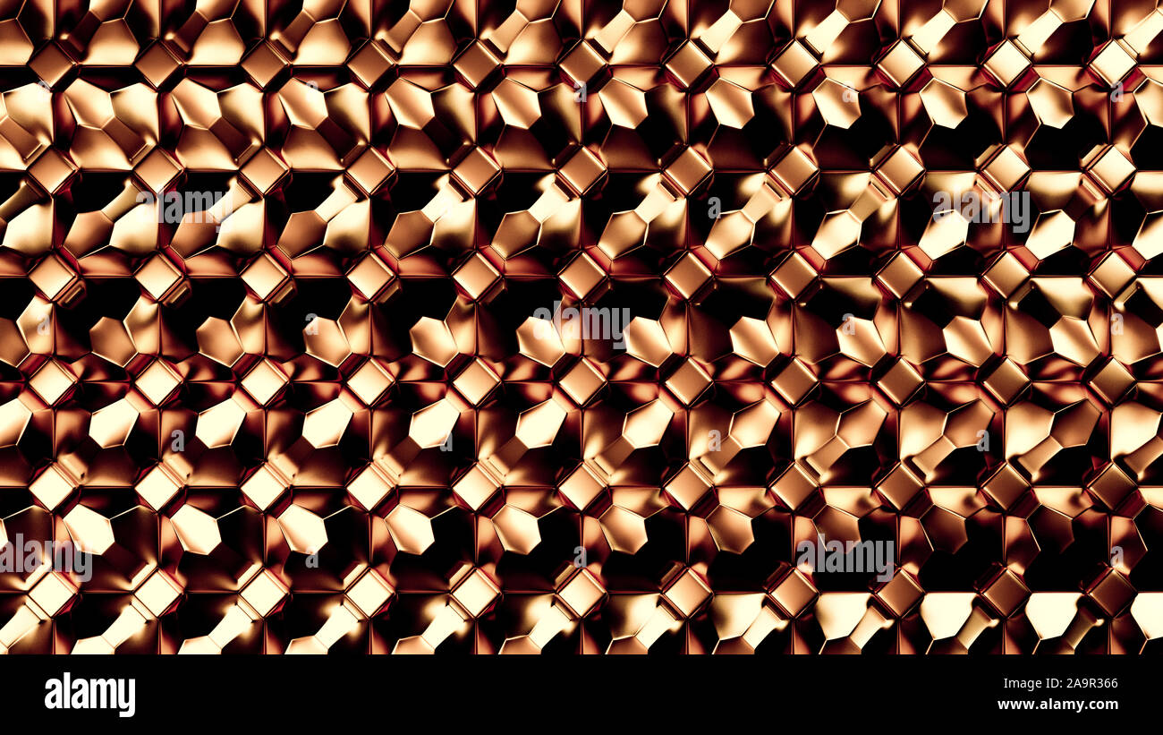 Gold metal background texture. 3d rendering, 3d illustration Stock ...