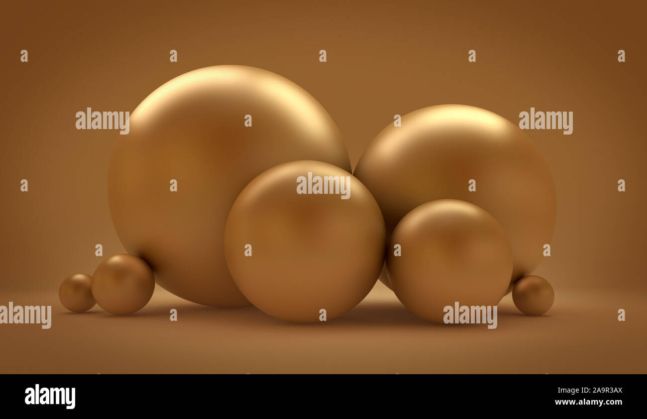 Golden abstract background 3d, 3d rendering, 3d illustration Stock ...