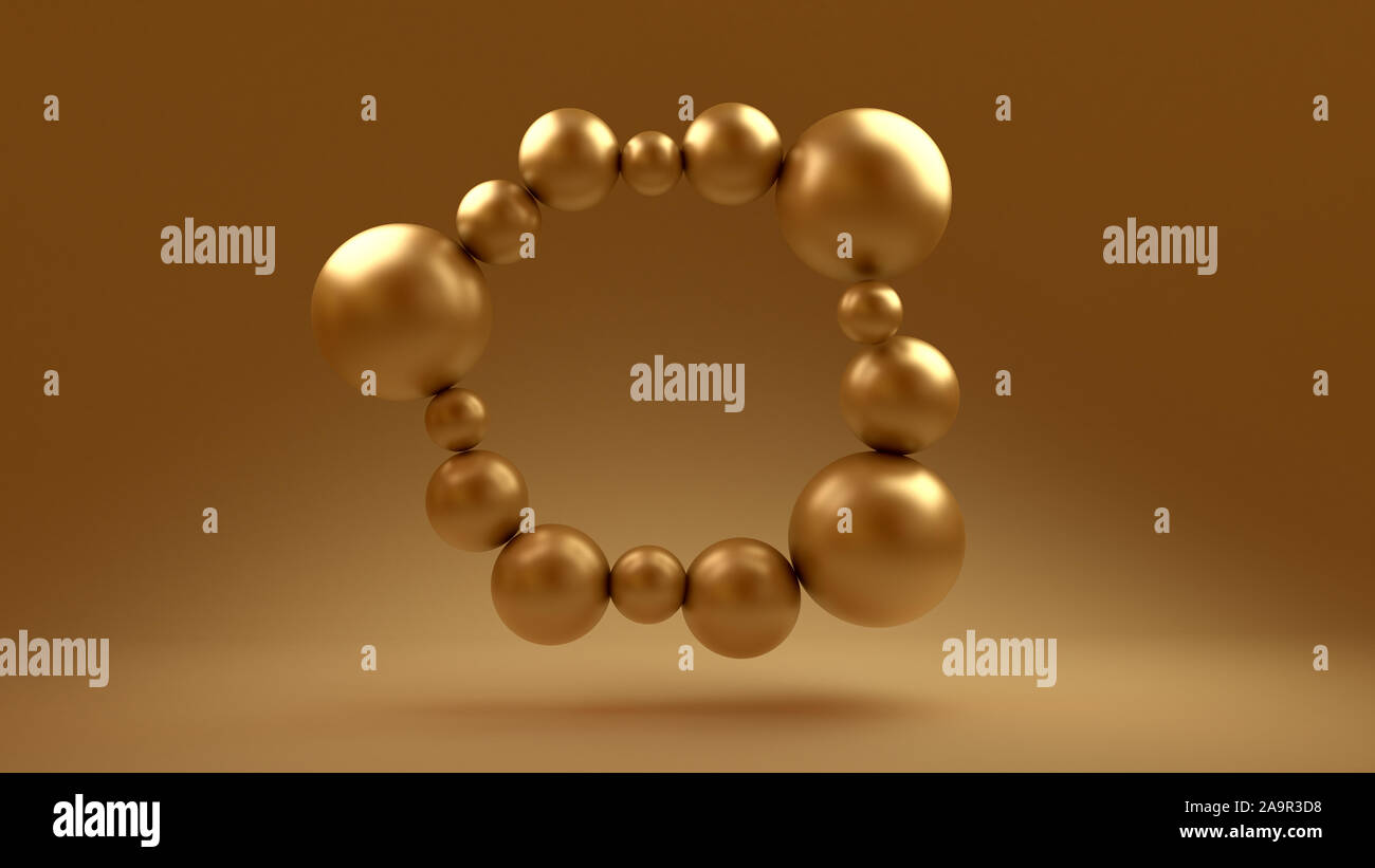 Golden abstract background 3d. 3d rendering, 3d illustration Stock ...