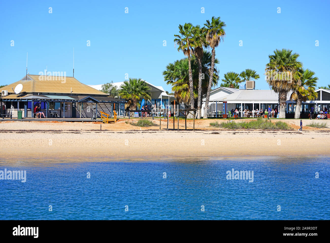 MONKEY MIA, AUSTRALIA -8 JUL 2019- View of the RAC Monkey Mia Dolphin ...