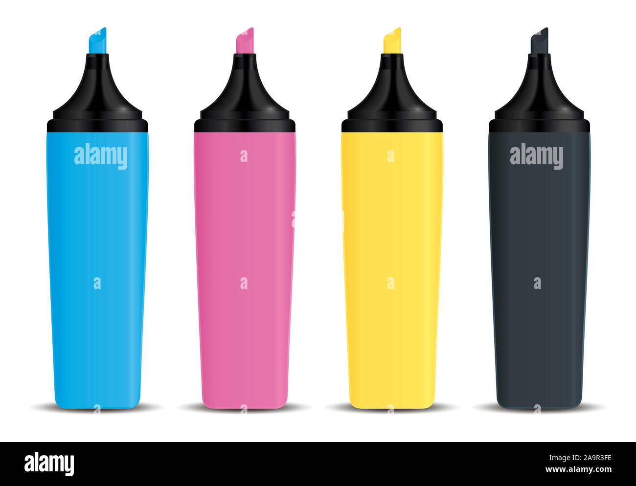 Black Colour Marker High Resolution Stock Photography and Images - Alamy