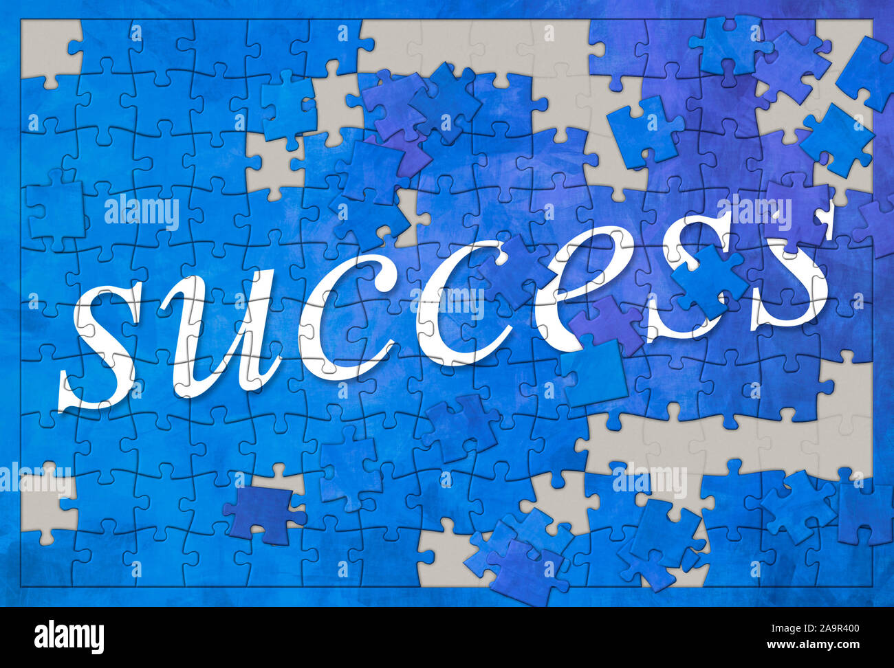 An image of a jigsaw puzzle success Stock Photo - Alamy