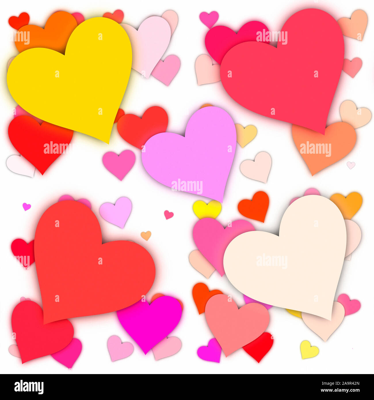 Beautiful heart Cut Out Stock Images & Pictures - Alamy