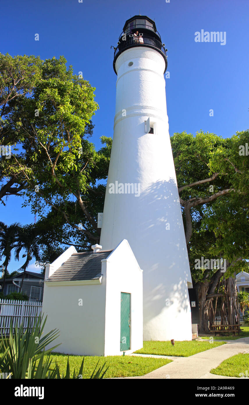 Key West Lighthouse Florida Stock Photo - Alamy