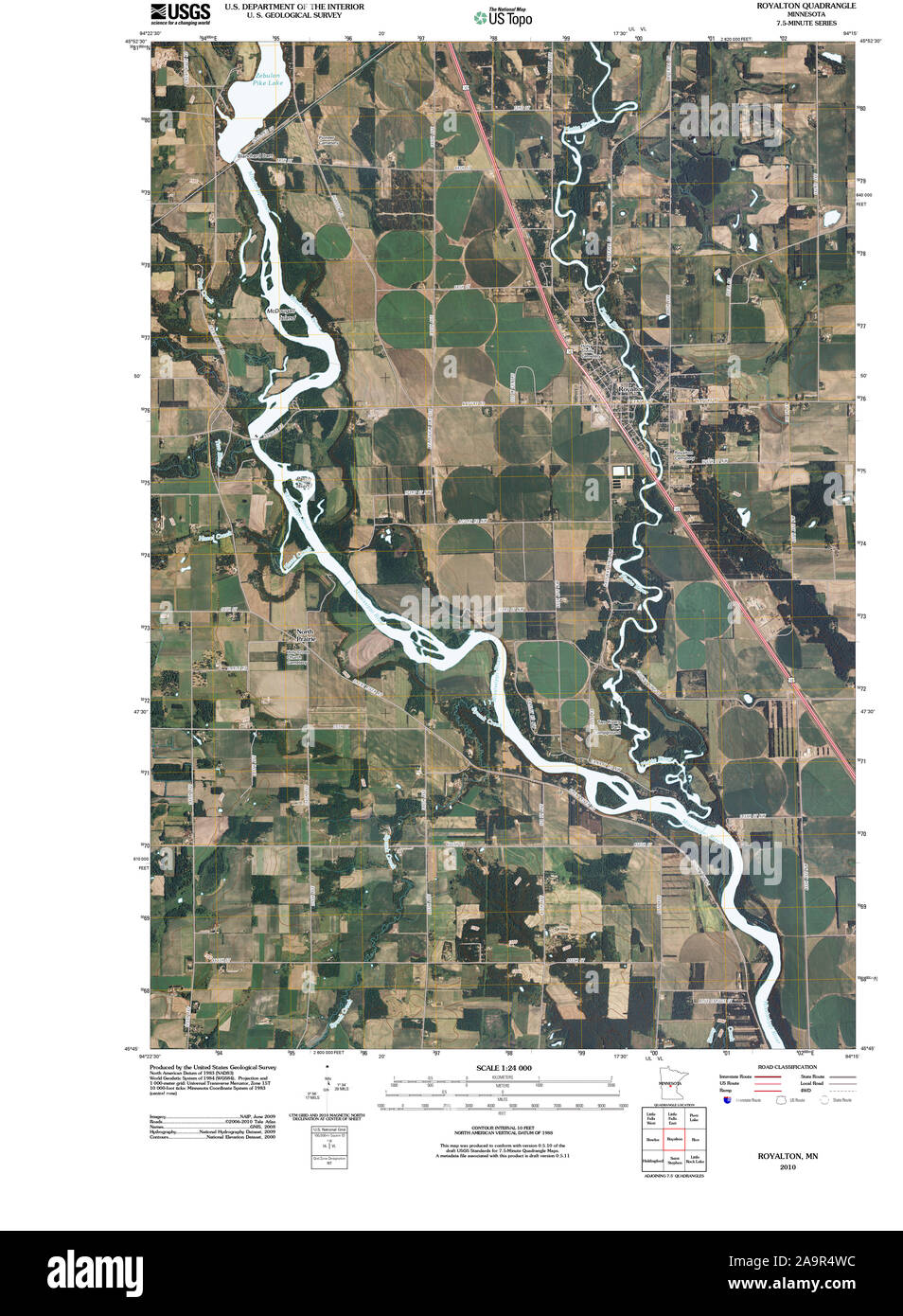 Royalton minnesota map hi-res stock photography and images - Alamy