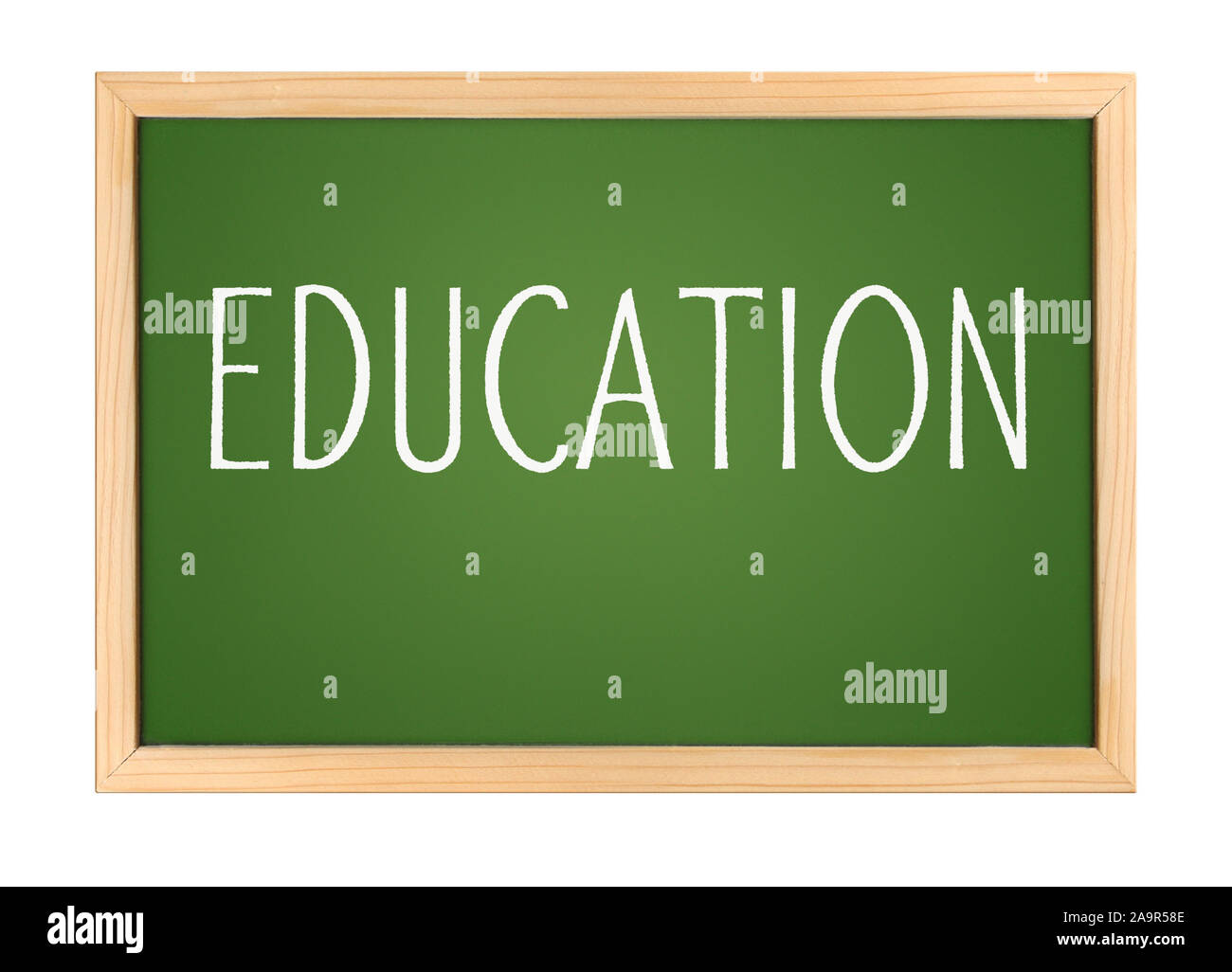 An illustration of a chalk board with the word education Stock Photo ...