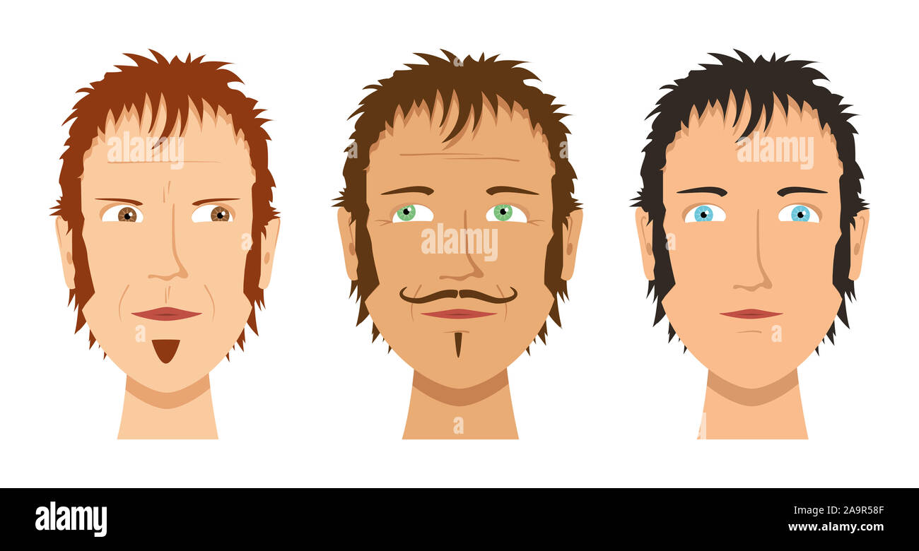 American faces Cut Out Stock Images & Pictures - Alamy