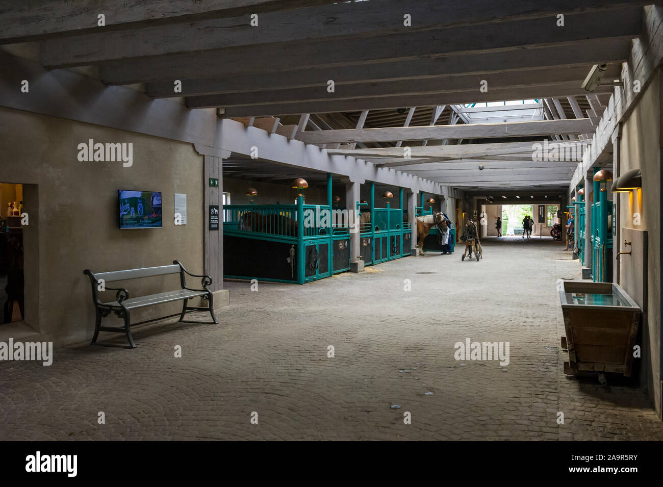 Stable at the Carlsberg Brewery, Copenhagen, Denmark Stock Photo - Alamy