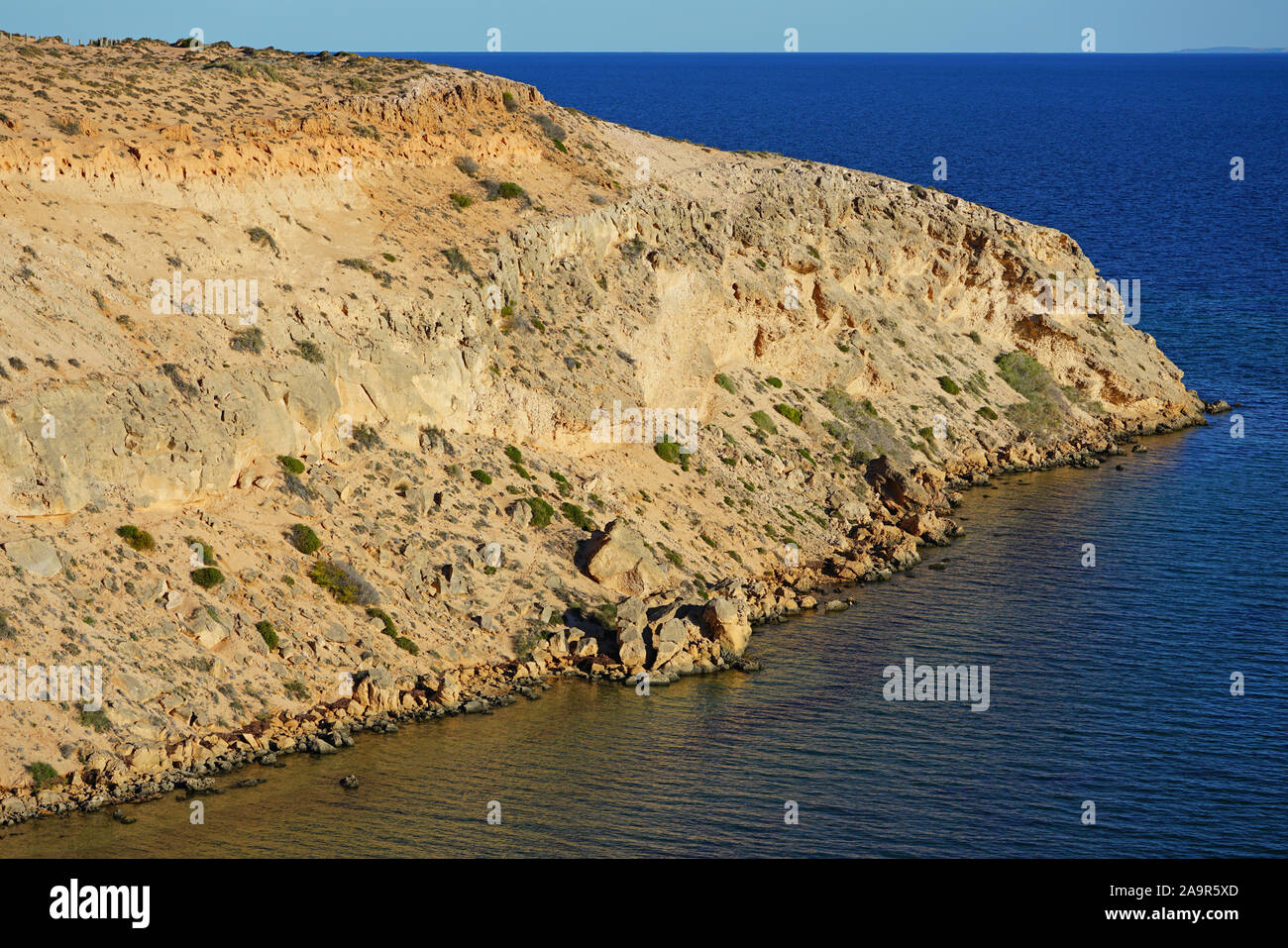 View of the Eagle Bluff lookout in Shark Bay, Coral Coast, Western ...