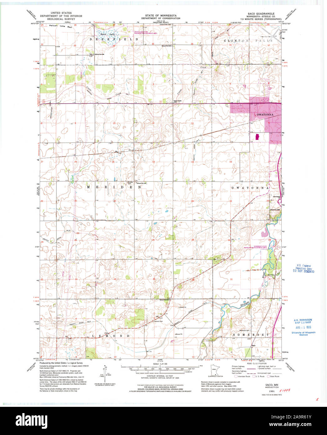 Map of saco hi-res stock photography and images - Alamy