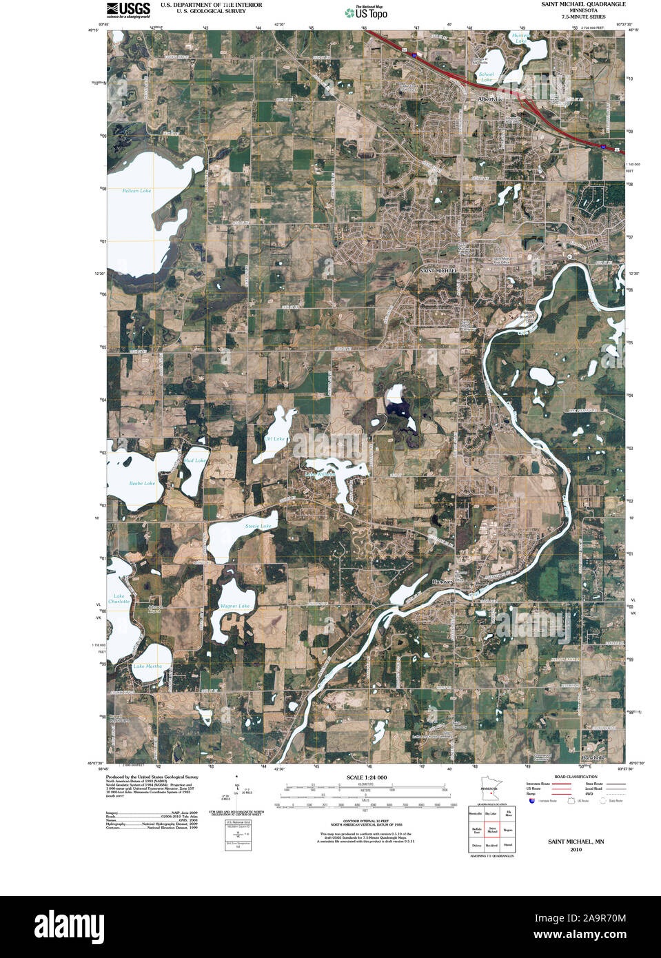 Saint michael map hi-res stock photography and images - Alamy