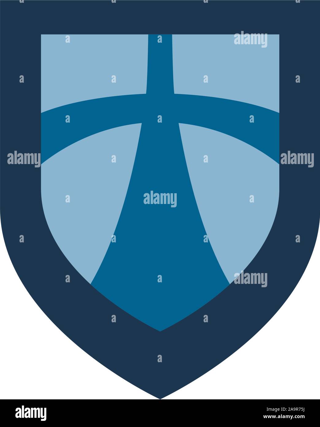 shield antique medieval flat design vector illustration Stock Vector ...