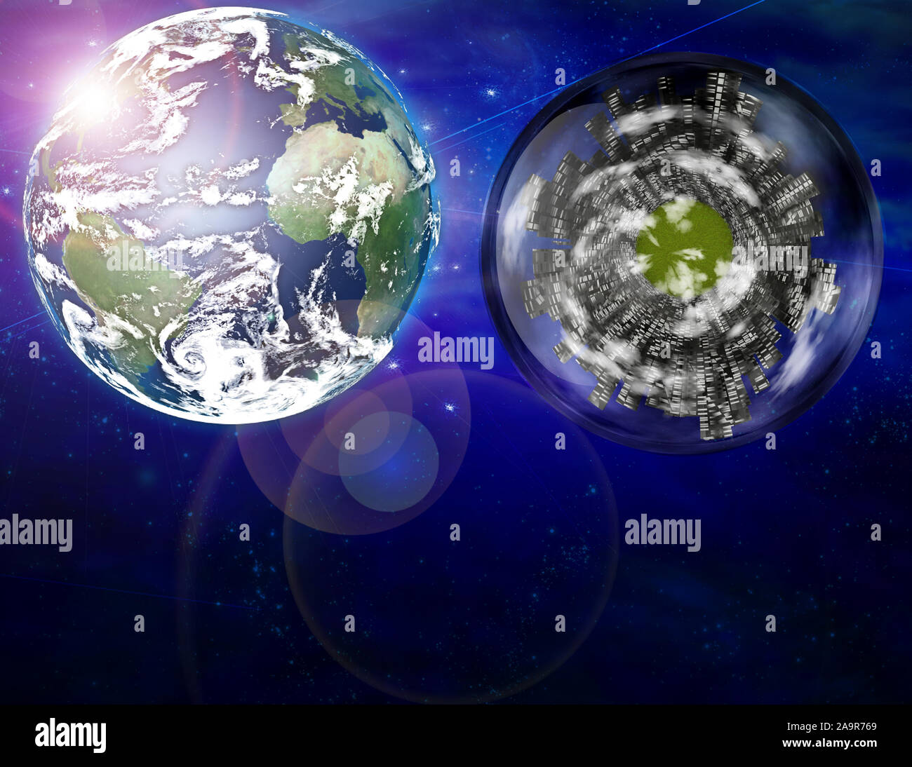 Real earth shape hi-res stock photography and images - Alamy