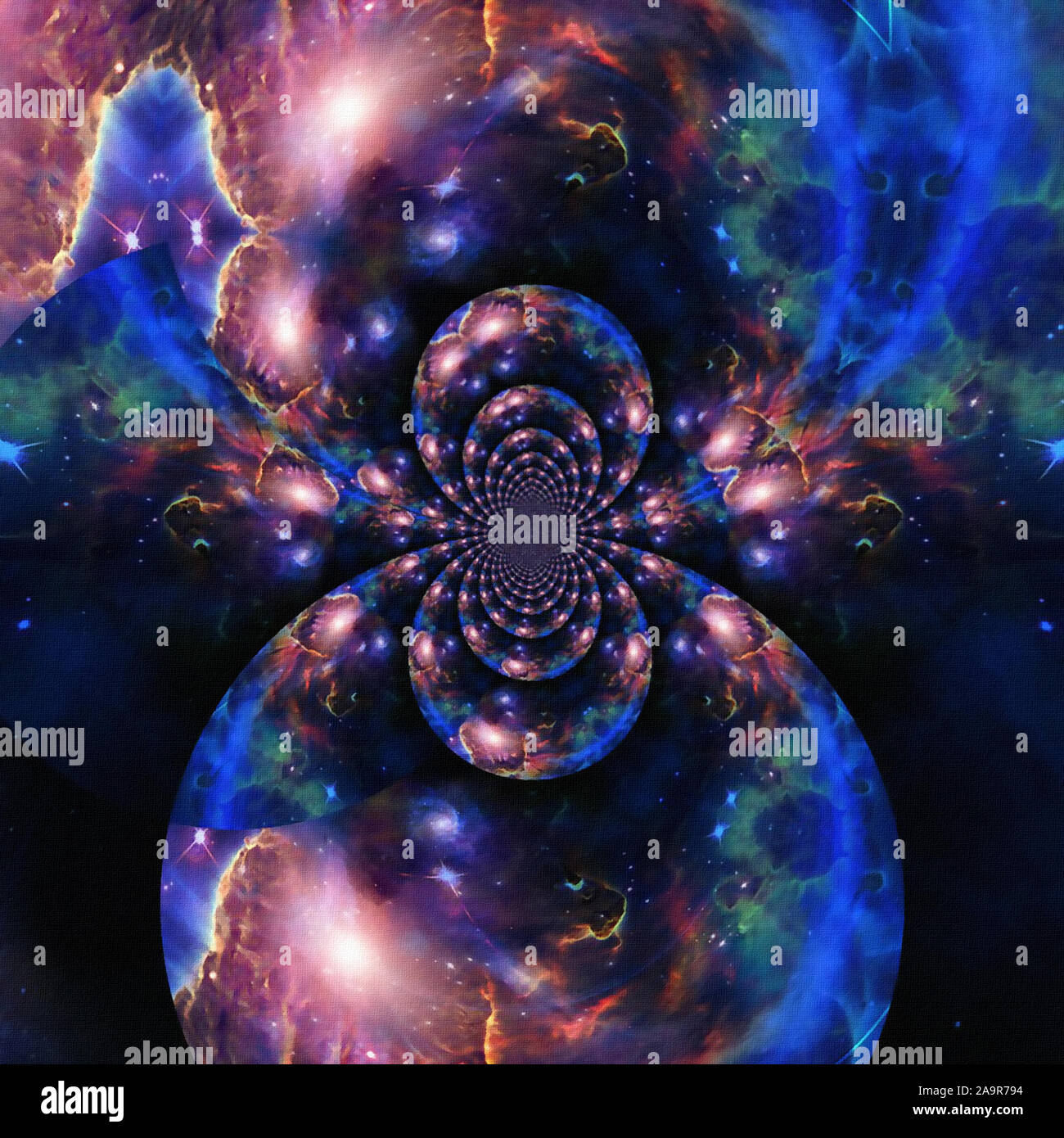 Vivid Universe. Fractal of endless dimensions Stock Photo - Alamy