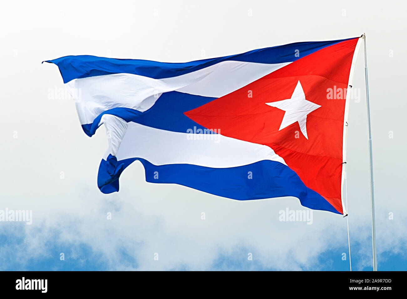 Waving cuban flag hi-res stock photography and images - Alamy