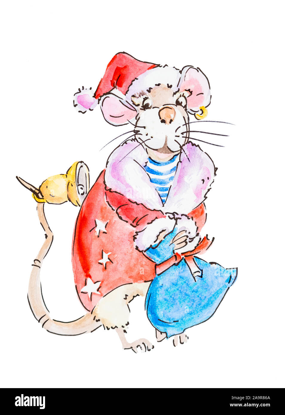New year gift rat Cut Out Stock Images & Pictures - Alamy