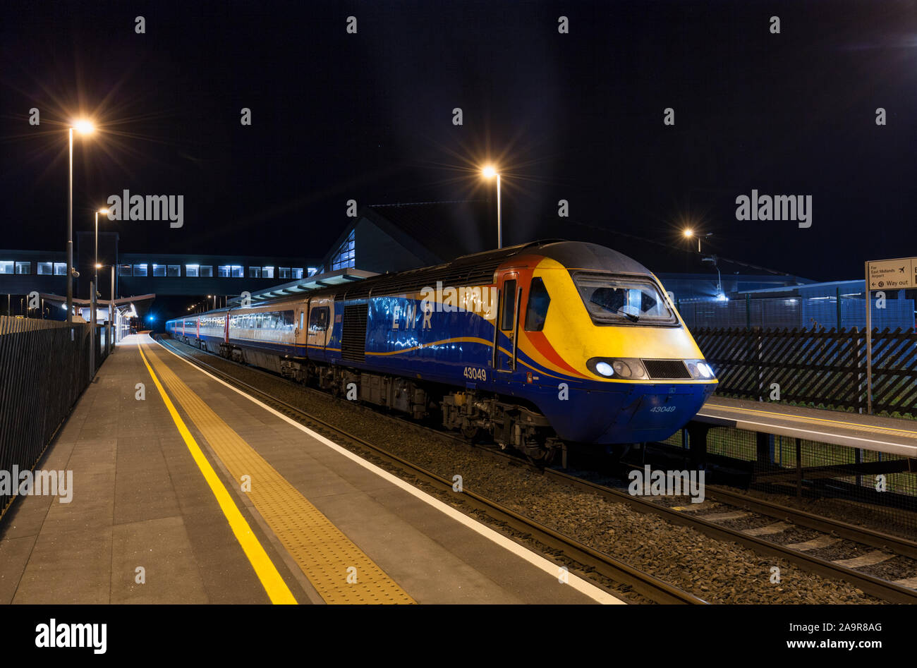 East MIdlands railway High Speed Train (intercity 125) calling at East ...