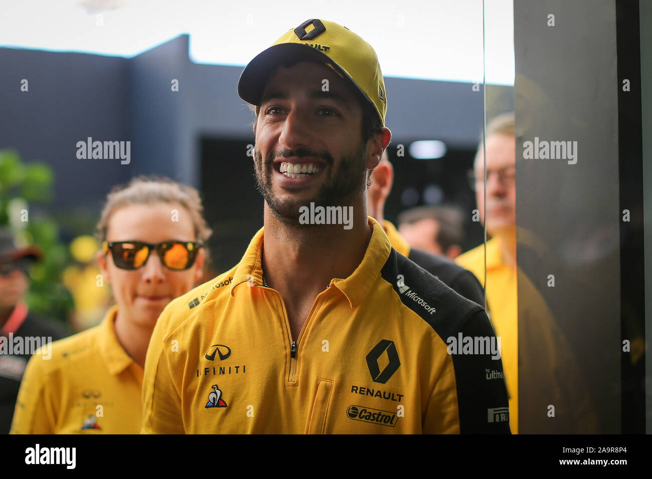 Sao Paulo, Brazil. 17th Nov 2019. - Daniel RICCIARDO (AUS) Renault F1 ...