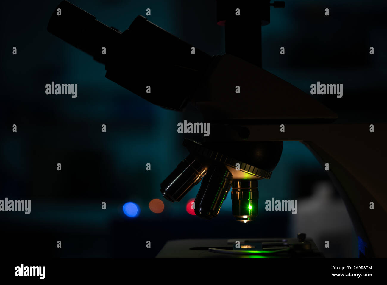 Scientific microscope in a nanotechnology laboratory Stock Photo - Alamy