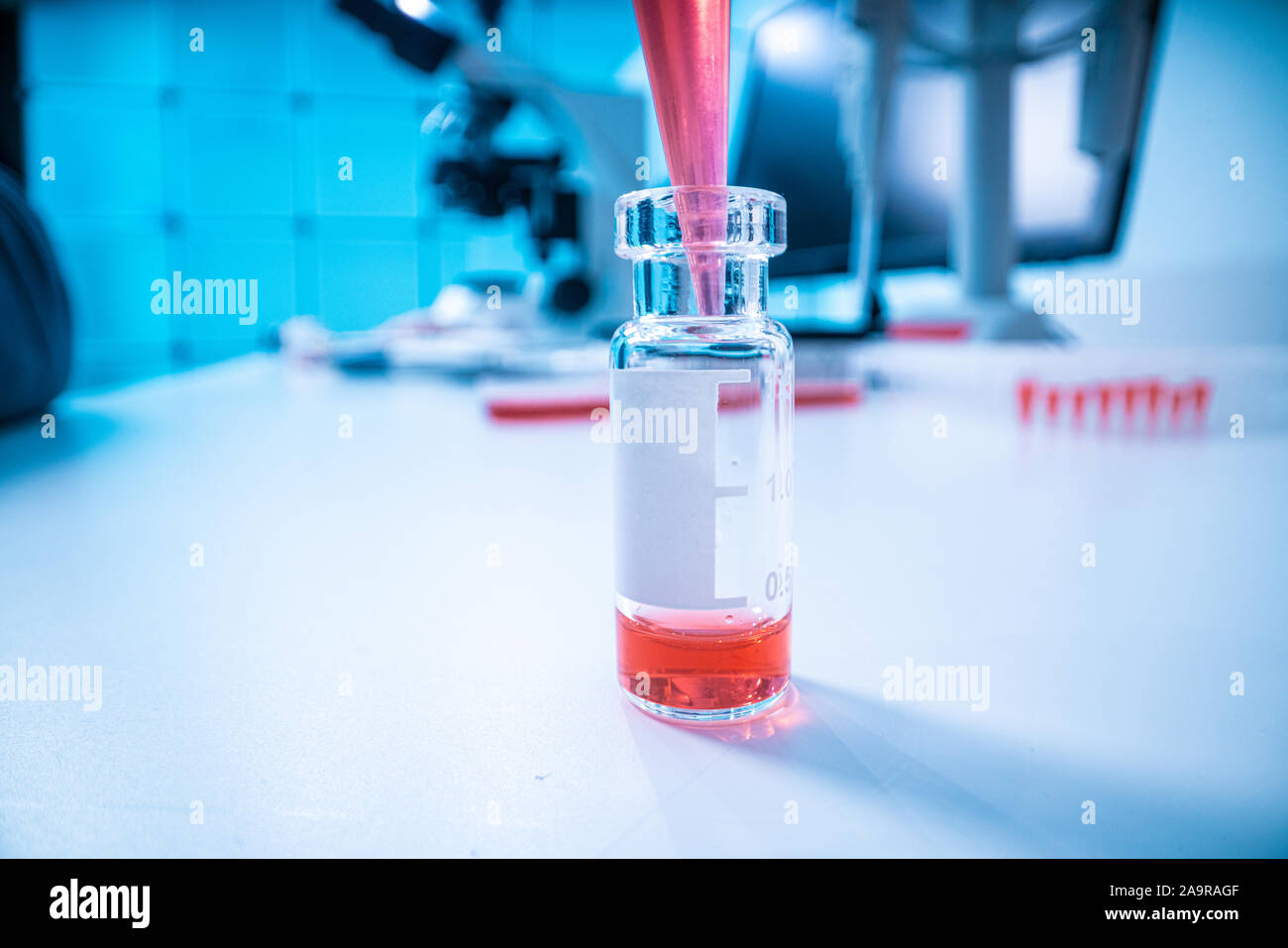 sample of biological sample for DNA analysis Stock Photo - Alamy