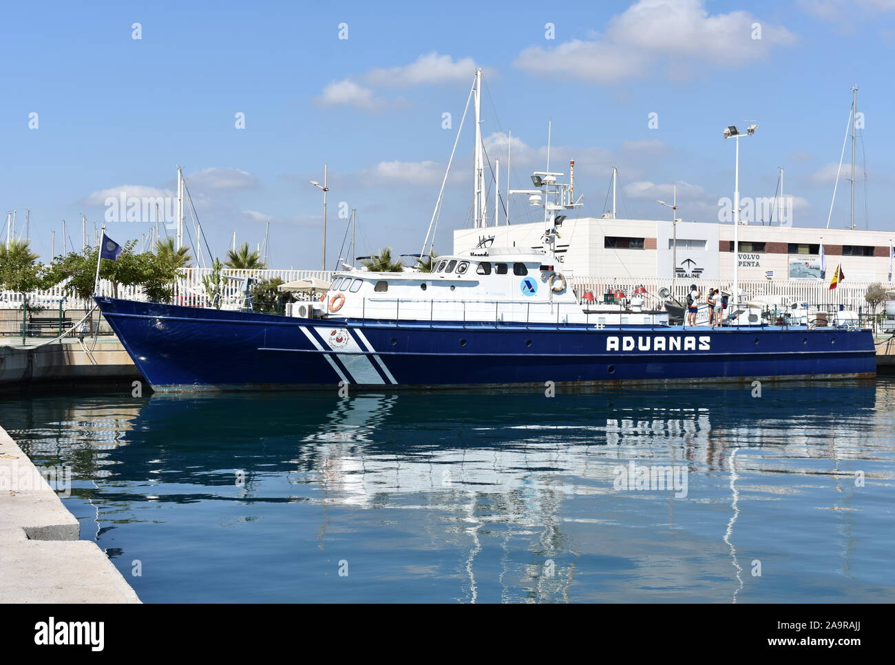Albatross III patrol boat floating museum, Torrevieja, Alicante, Spain ...