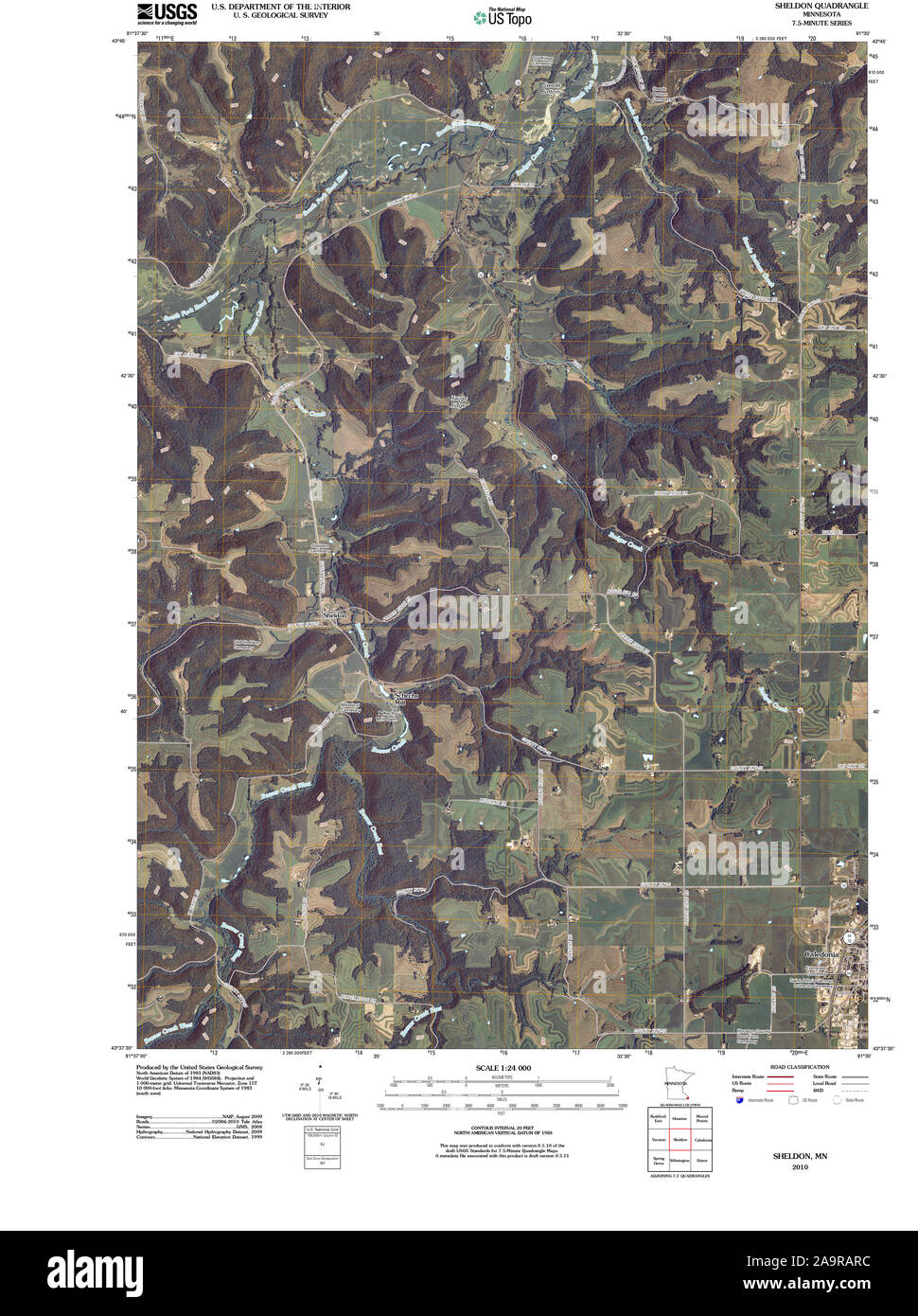 Map of sheldon hi-res stock photography and images - Alamy
