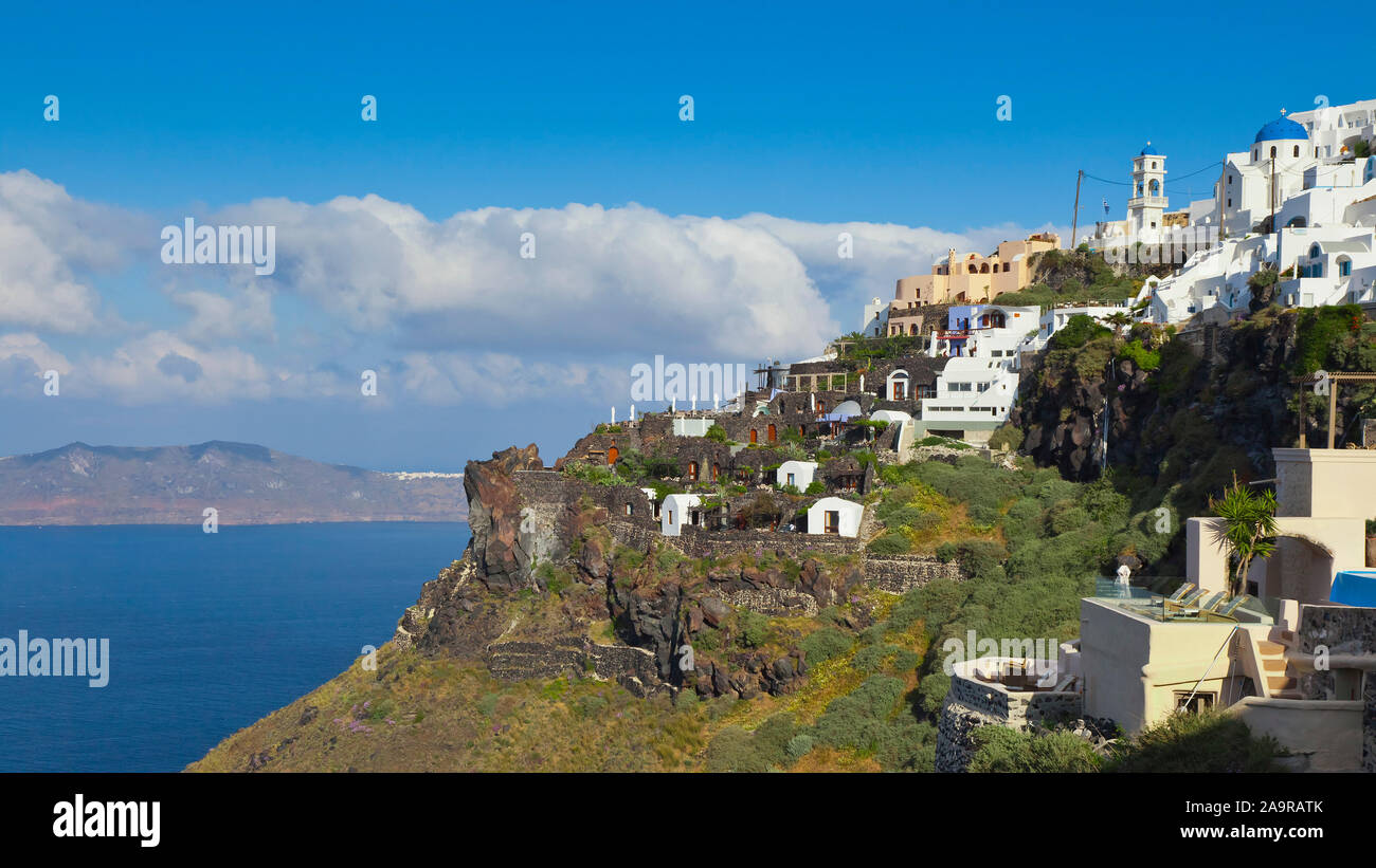 An image of a nice Santorini view Stock Photo - Alamy