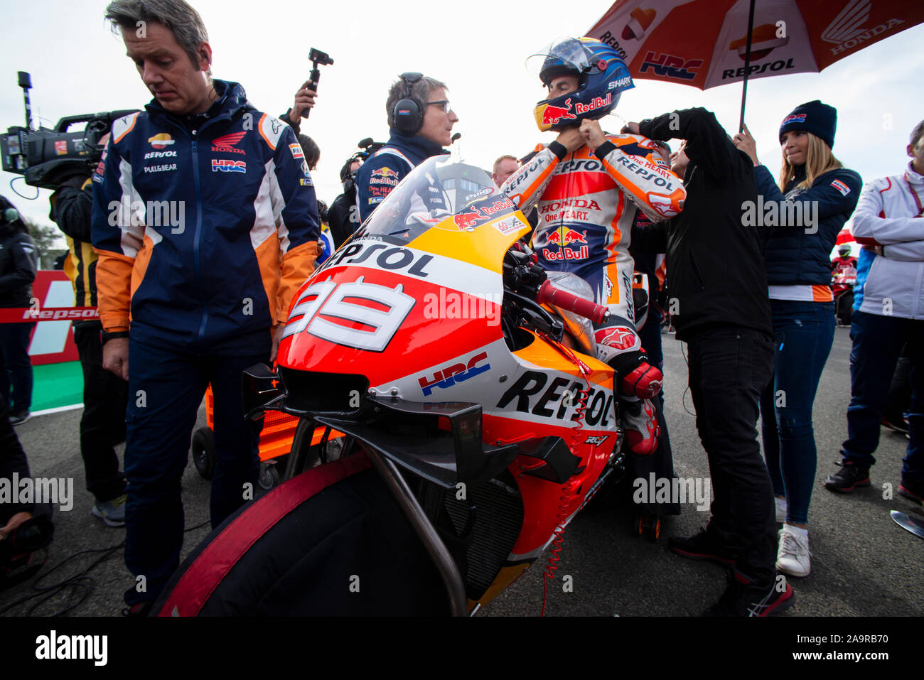 17th November 2019; Circuit Ricardo Tormo, Valencia, Spain; Valencia ...