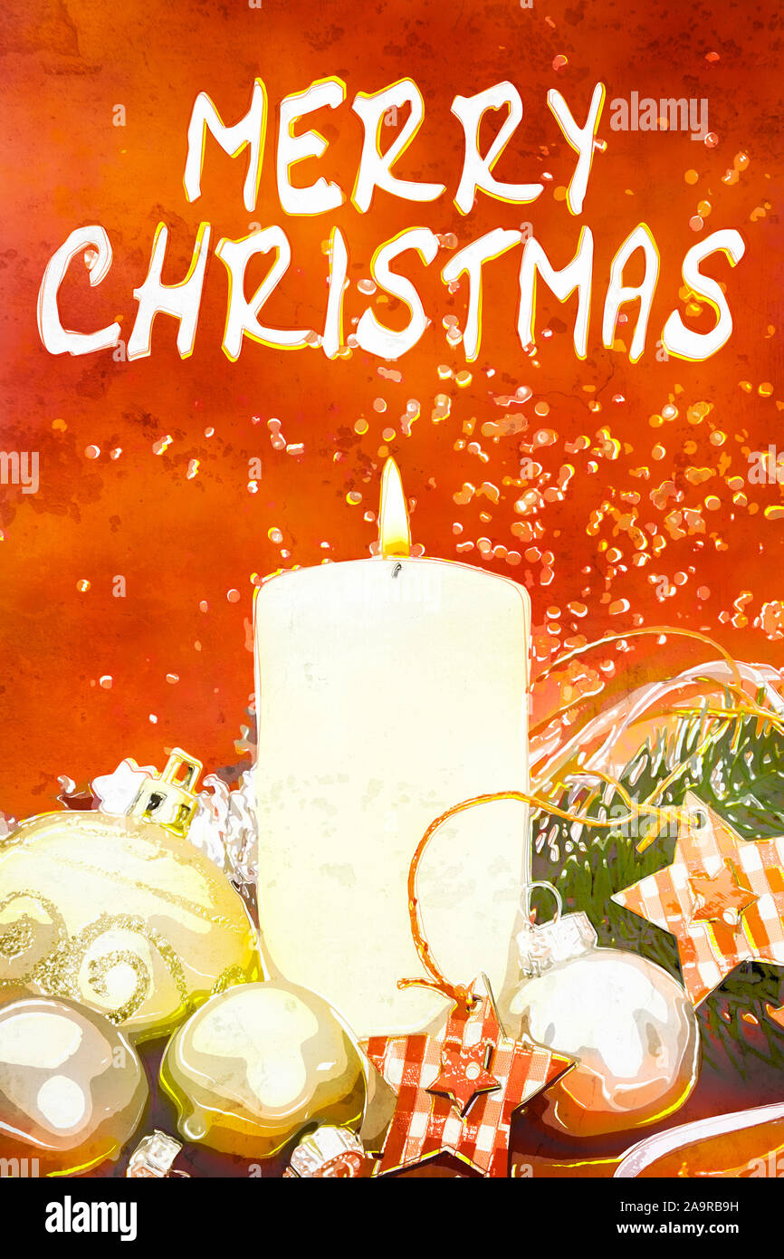 Christmas painting hi-res stock photography and images - Alamy