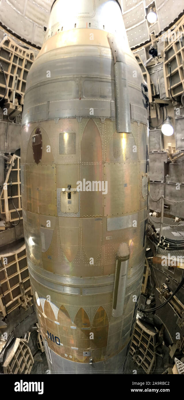 Titan II intercontinental ballistic missile (ICBM) in service with the ...