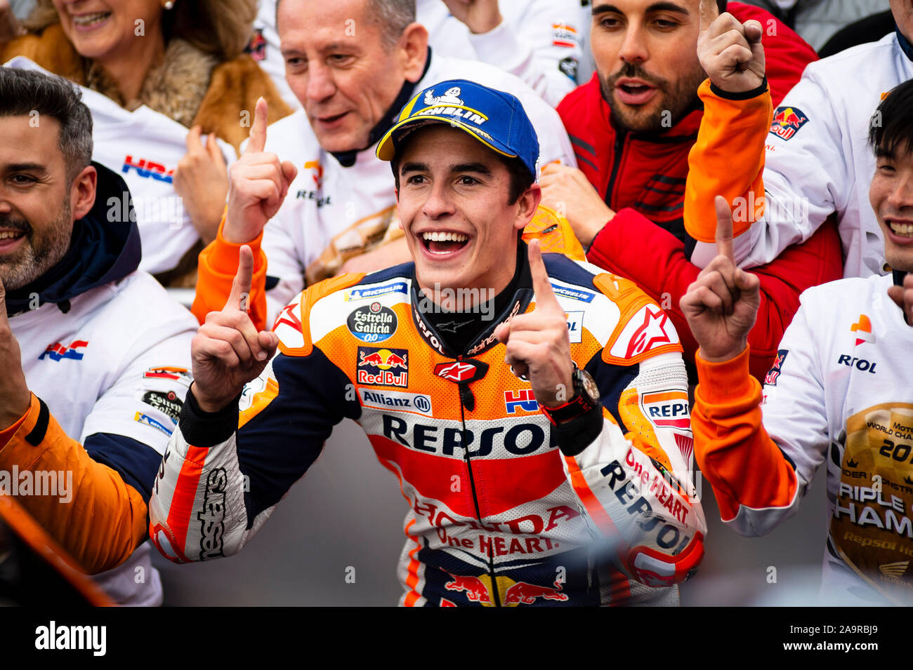 17th November 2019; Circuit Ricardo Tormo, Valencia, Spain; Valencia ...