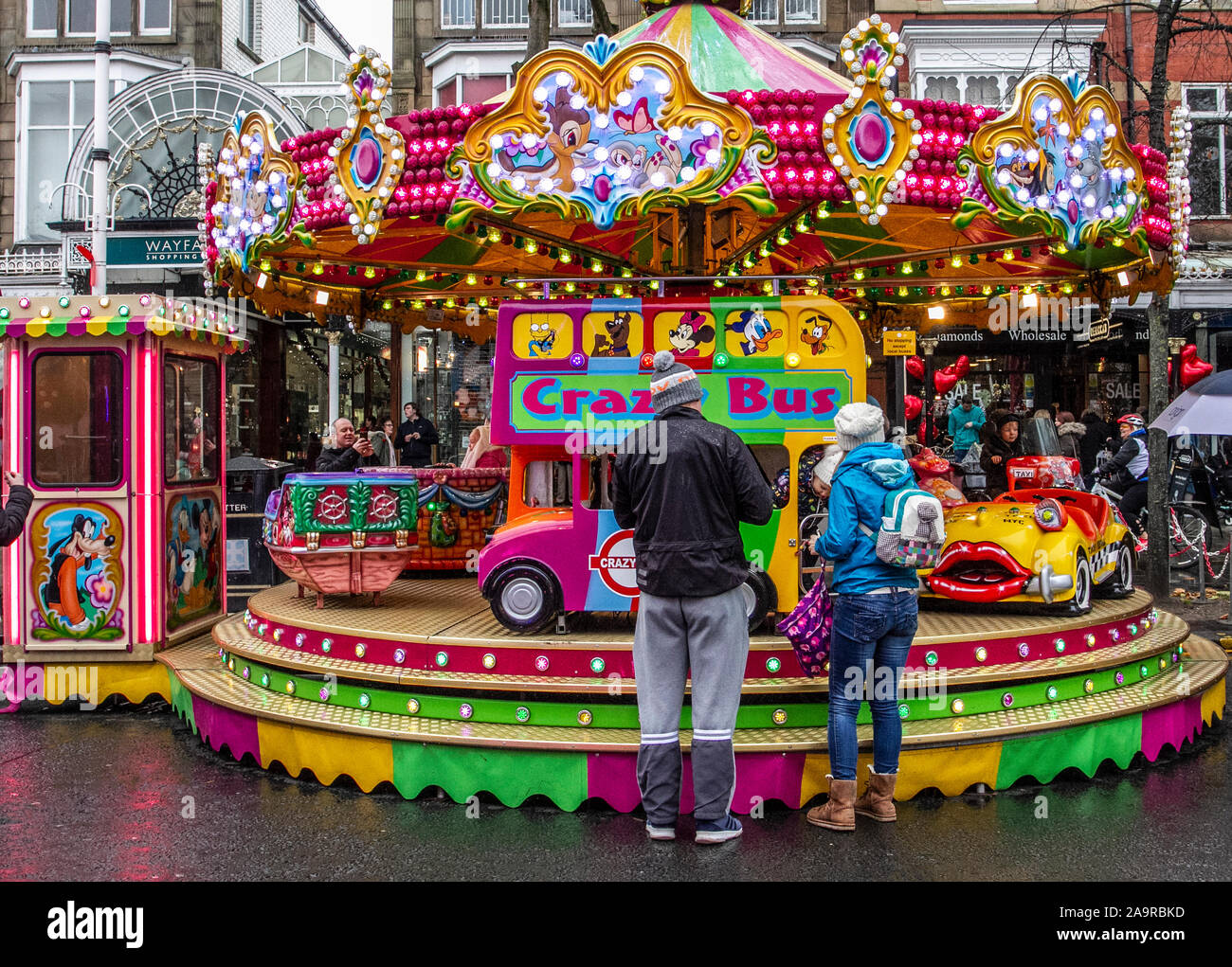 Entertainment at the Christmas light switch-on event staged in the town ...