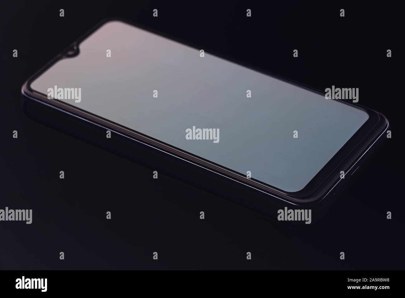 The modern smartphone with a frameless screen and a Waterdrop Notch ...