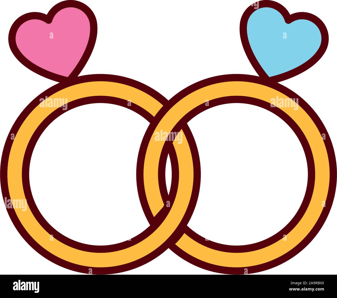 Pink diamond engagement rings Stock Vector Images - Alamy
