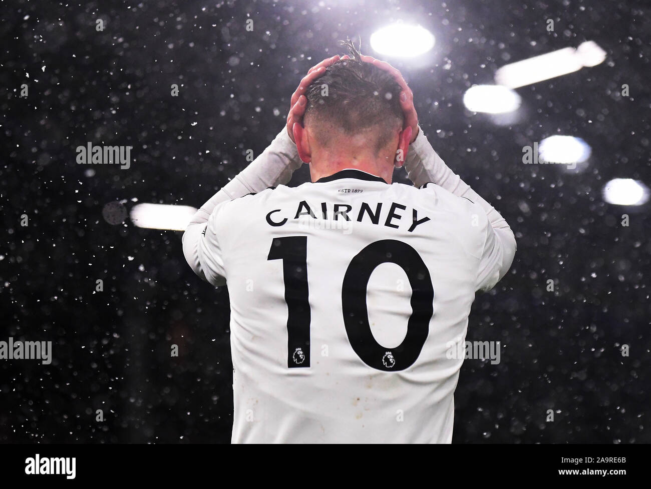 LONDON, ENGLAND - JANUARY 29, 2019: Tom Cairney of Fulham pictured during the 2018/19 Premier ...